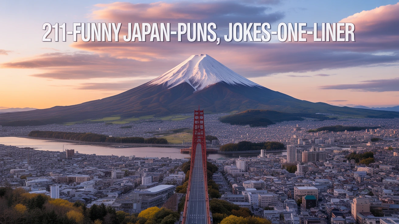 211+ Funny Japan Puns Jokes One Liner - Puns Trend
