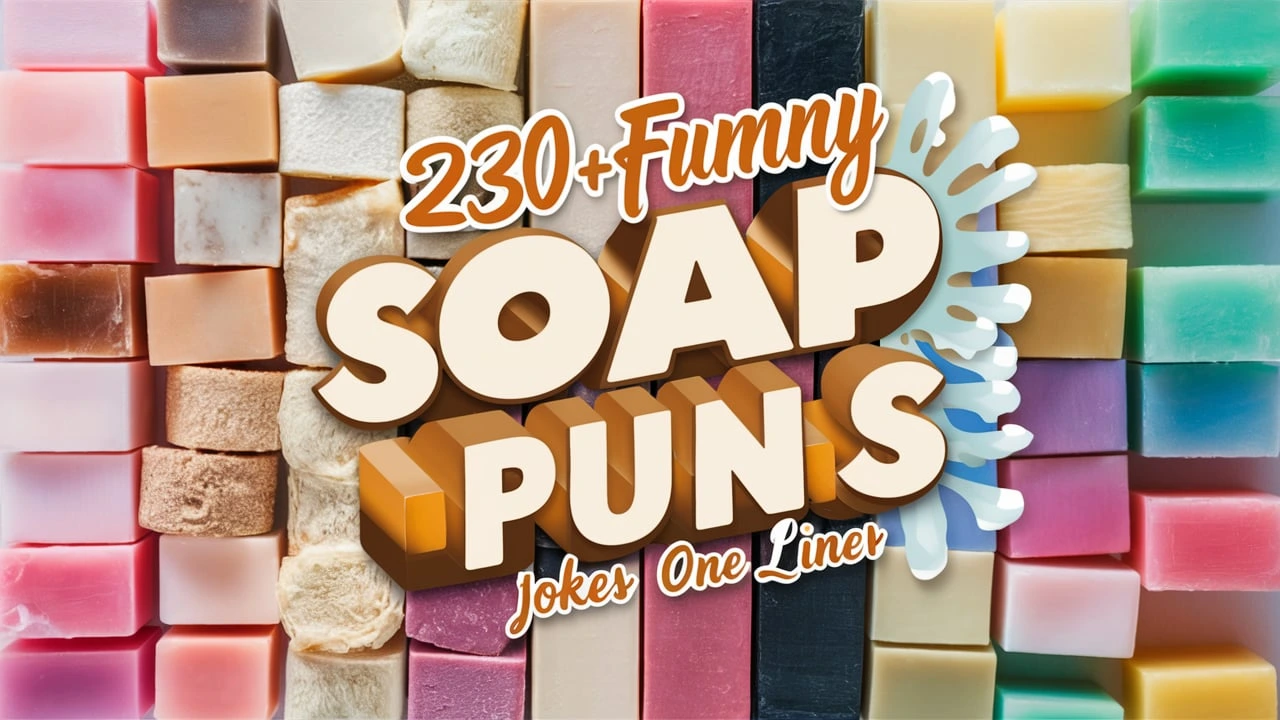 230+ Funny Soap Puns Jokes One Liner - Puns Trend