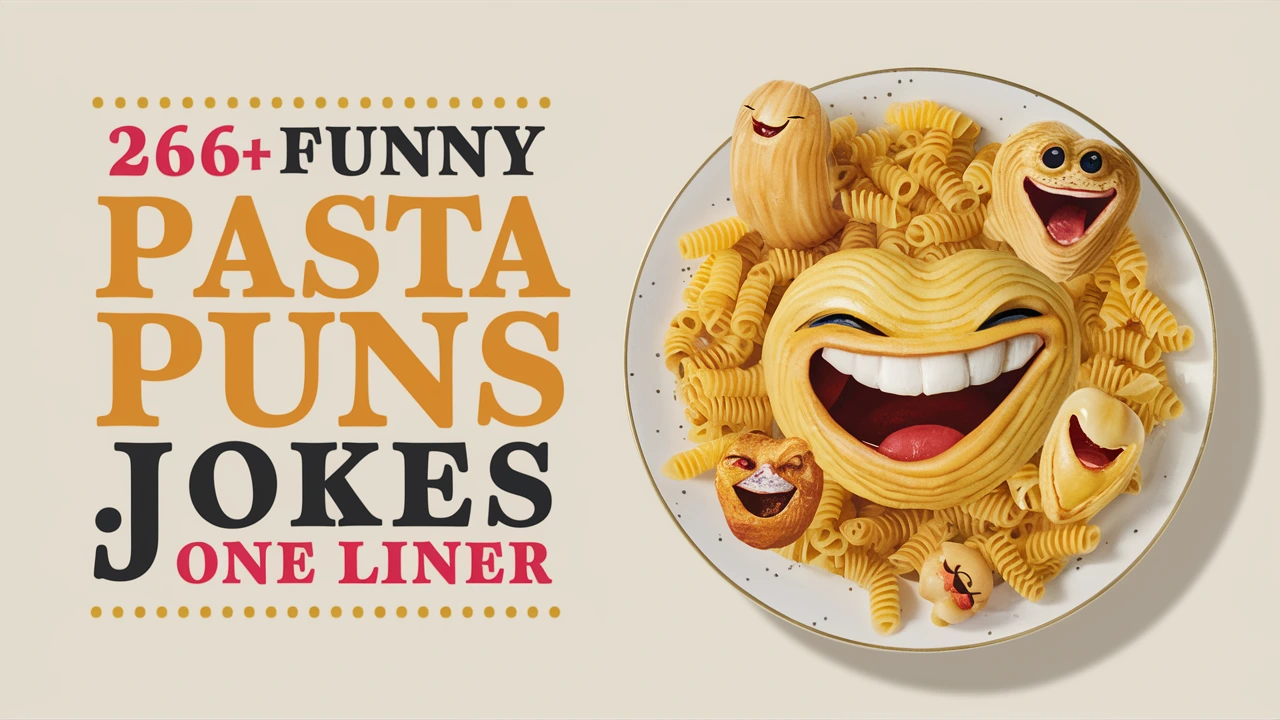 266+ Funny Pasta Puns Jokes One Liner - Puns Trend